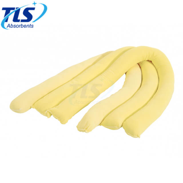 12.7CM x 3M Spill Absorbent Socks for Hazardous Chemicals Yellow from ...