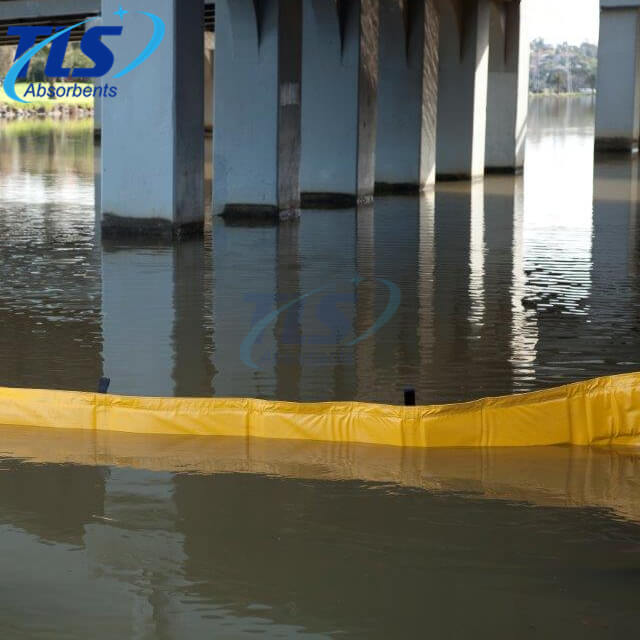 PVC Floating Fence Boom for marine oil spill reusable type from China ...