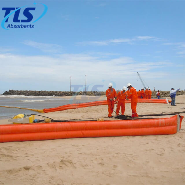 Marine water-filled Floating Beach Shoreseal Boom For Inter-tidal ...