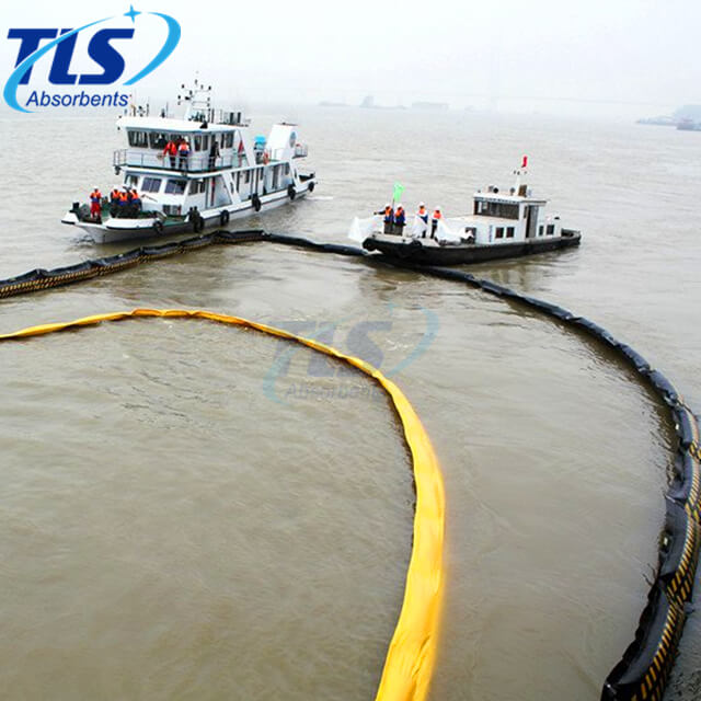 Red Color Inflatable Oil Containment Boom For Marine from China ...